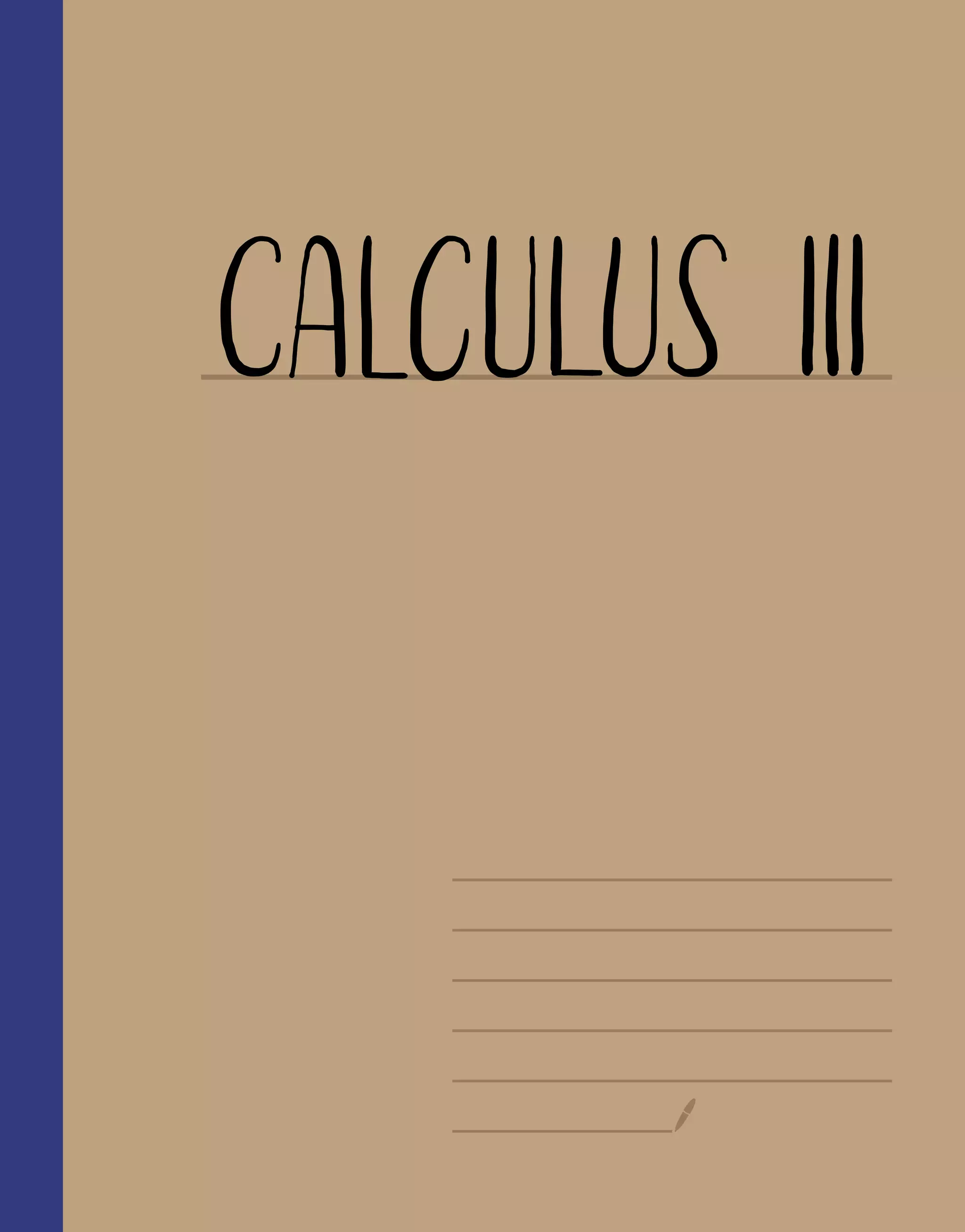 Calculus III | PDF