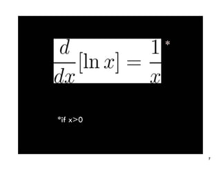 Calculus Logarithmic Differentiation Smartboard | PPT