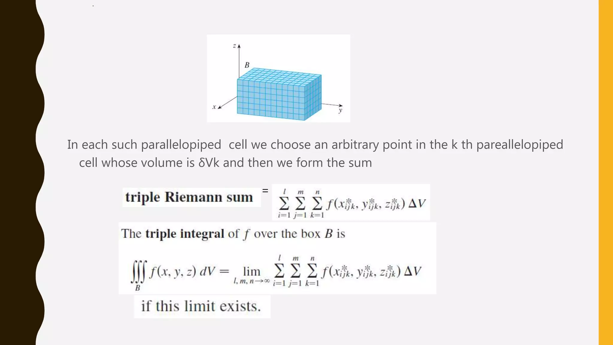 Calculus multiple integral | PPTX