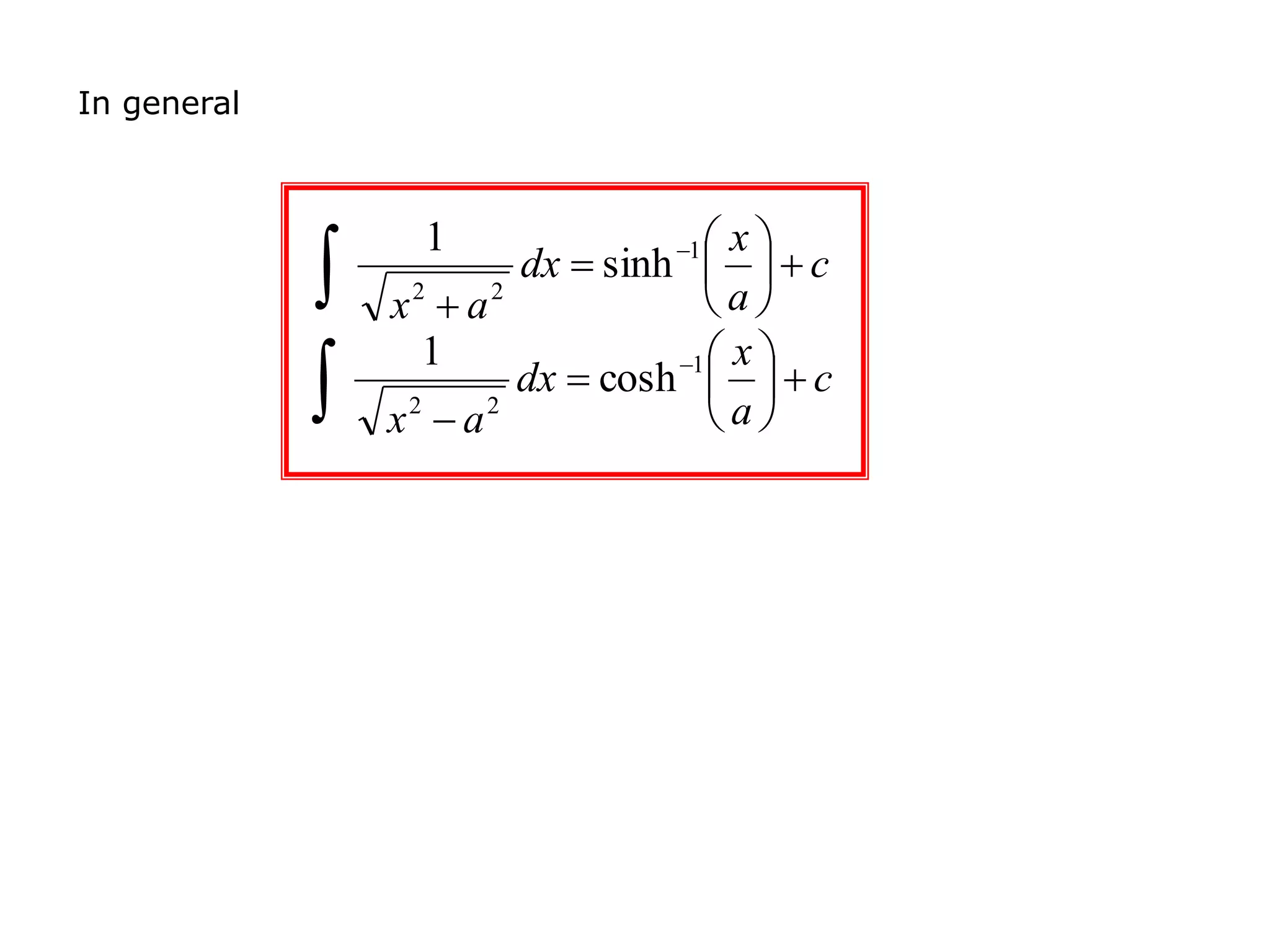 Calculus of hyperbolic functions | PDF