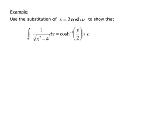 Calculus of hyperbolic functions | PDF