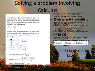 Calculus of rainbows | PPT