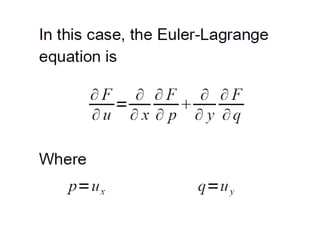 Calculus of variations | PPT