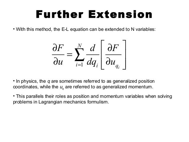Calculus Of Variations 