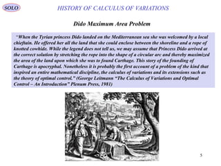 Calculus of variations | PPT