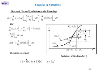 Calculus of variations | PPT