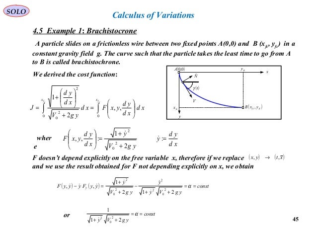 Variational Calculus