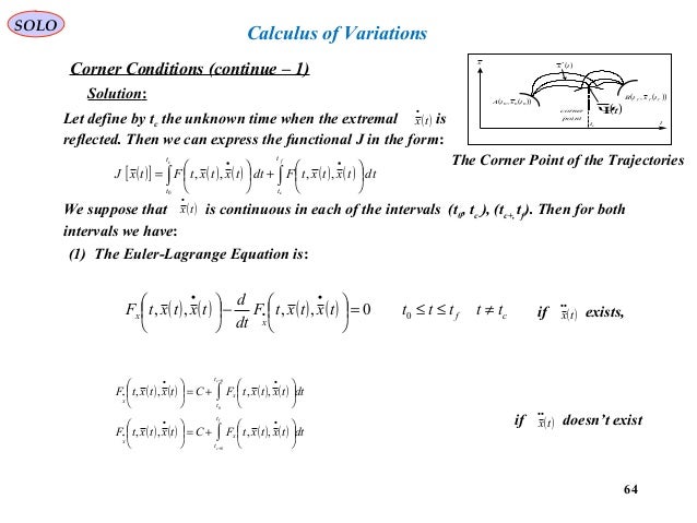 Variational Calculus