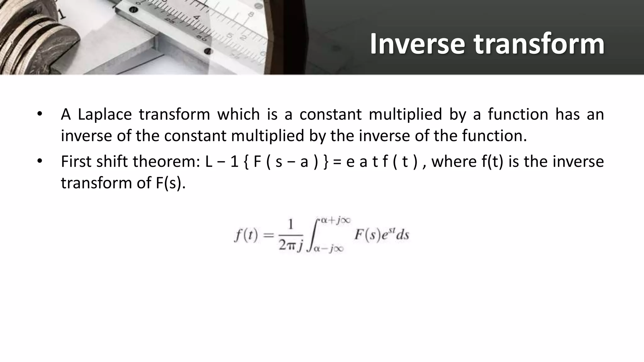 Laplace Transform || Multi Variable Calculus | PPTX