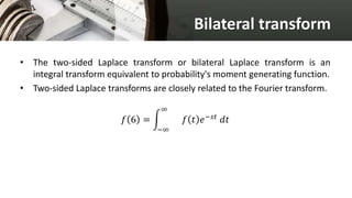 Laplace Transform || Multi Variable Calculus | PPTX