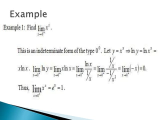 Indeterminate Forms and L' Hospital Rule | PPTX