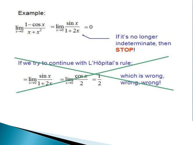 Indeterminate Forms and L' Hospital Rule | PPTX | Physics | Science