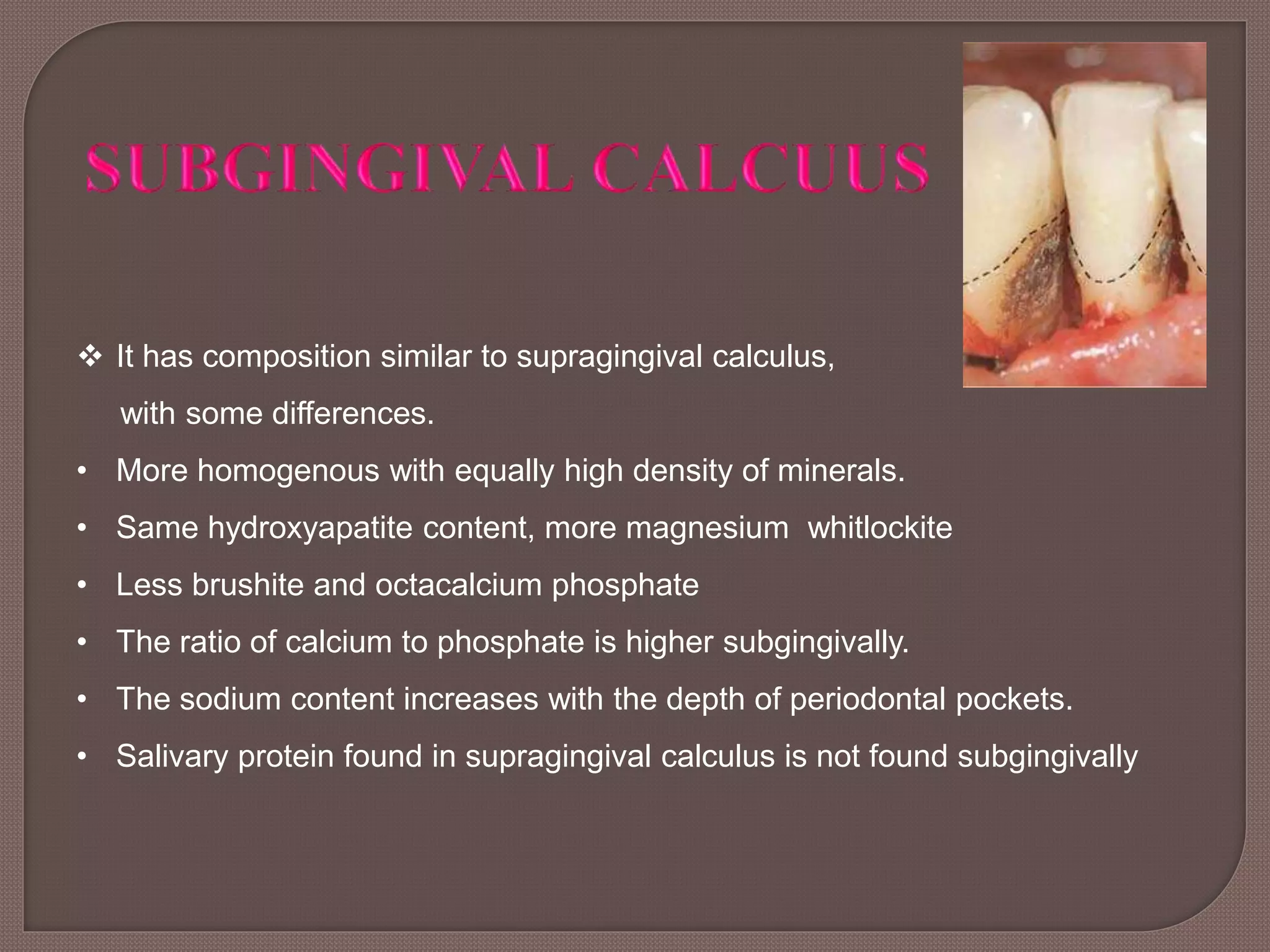 Dental Calculus ppt | PPTX