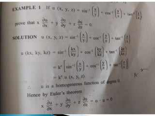 Calculus ppt on "Partial Differentiation" | PPT