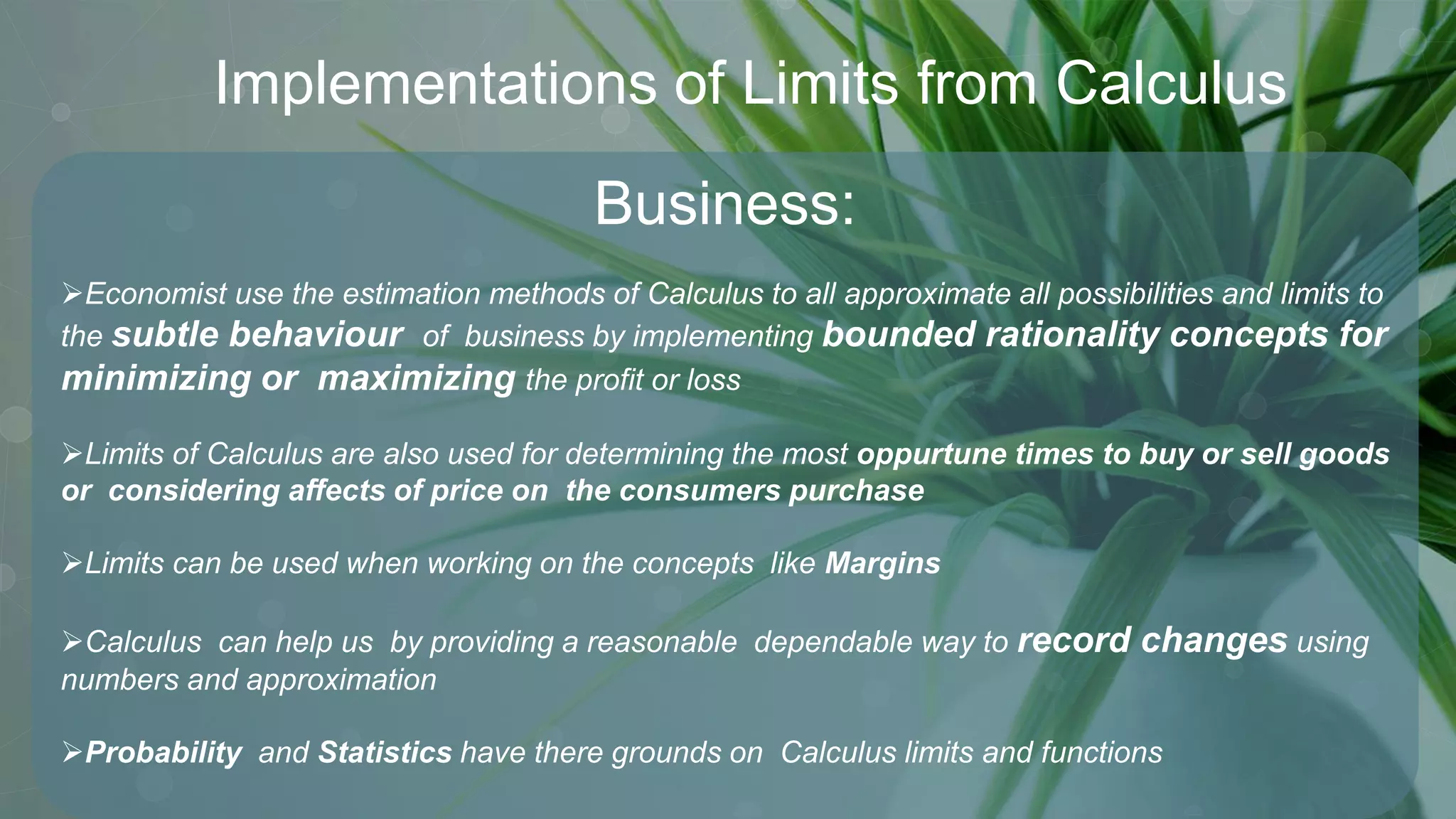 Calculus: Real World Application of Limits | PPTX