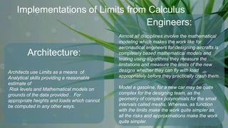 Calculus: Real World Application of Limits | PPTX