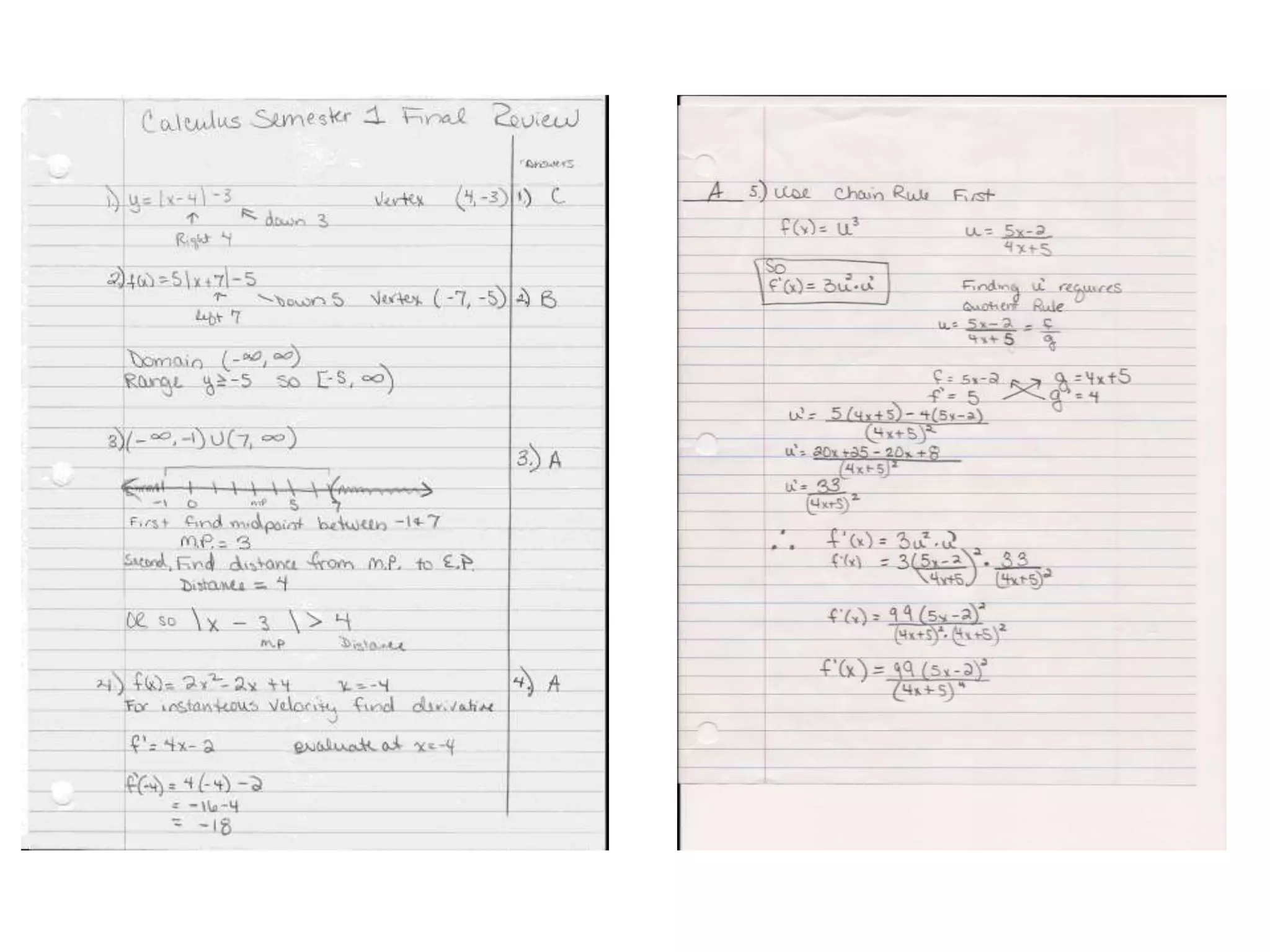 Calculus review | PPT
