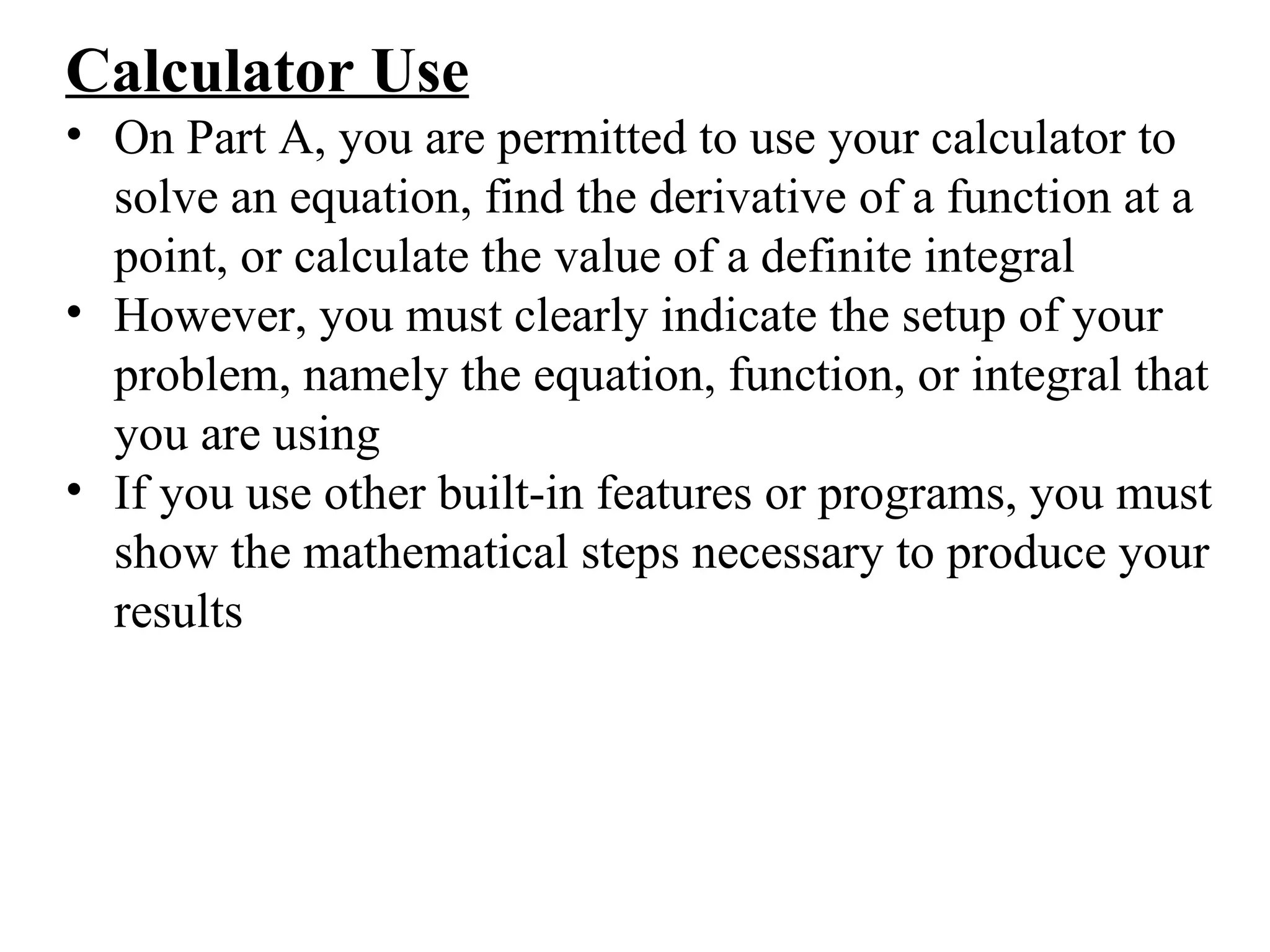 Calculus review fr intro | PPT