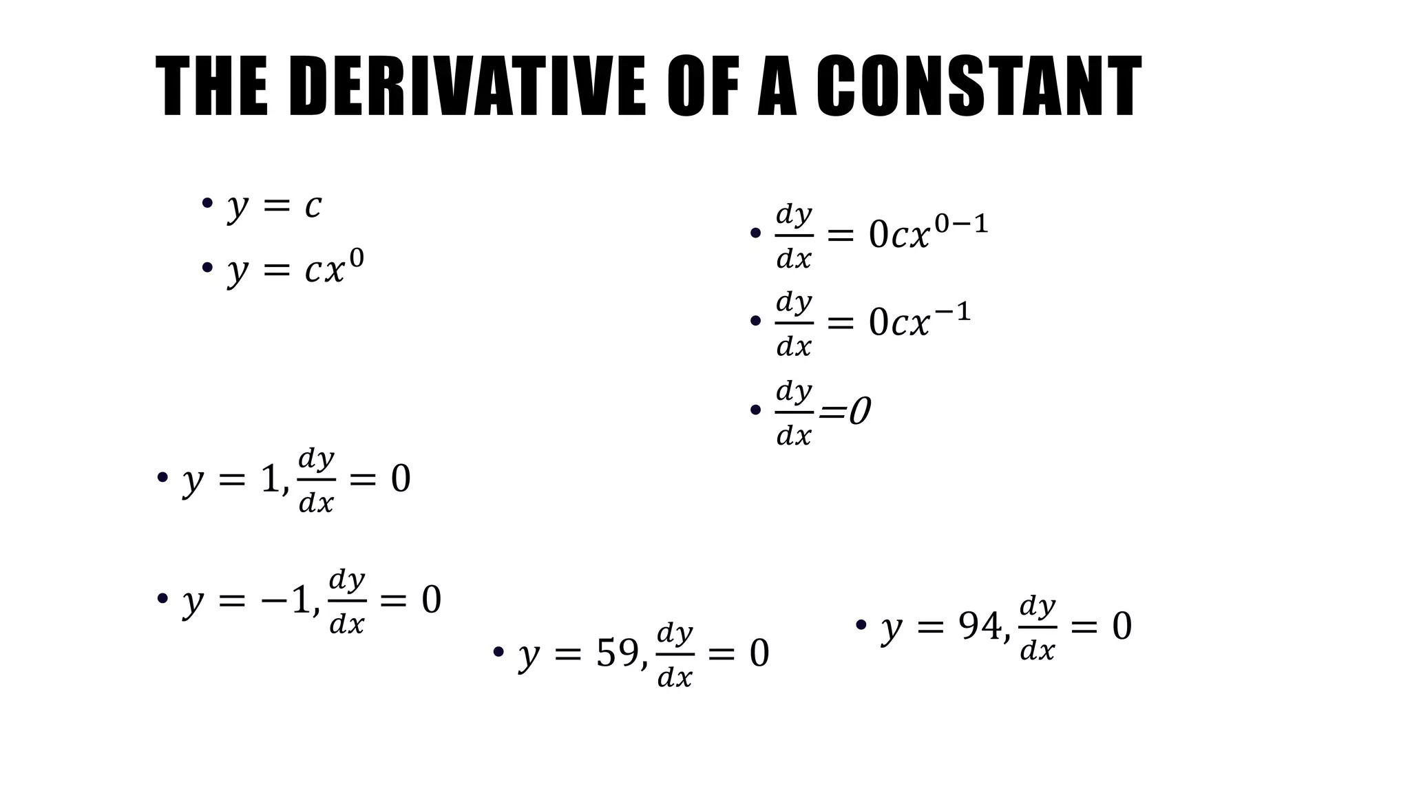 Calculus revision card | PPT