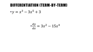 Calculus revision card | PPTX