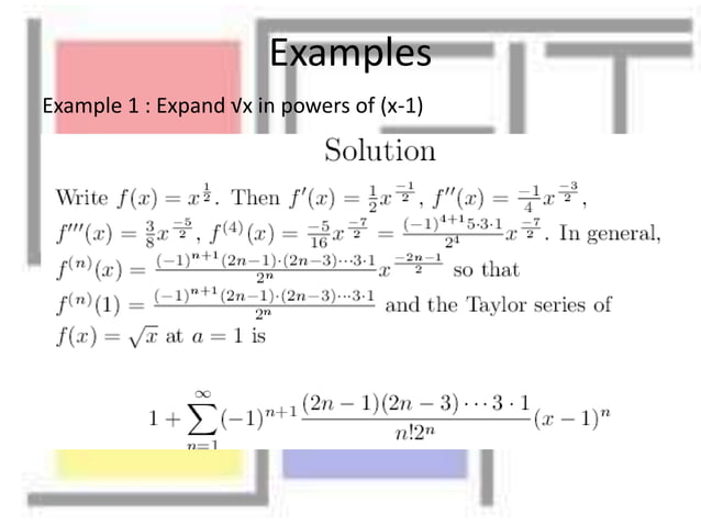 Taylor and Maclaurin Series | PPT
