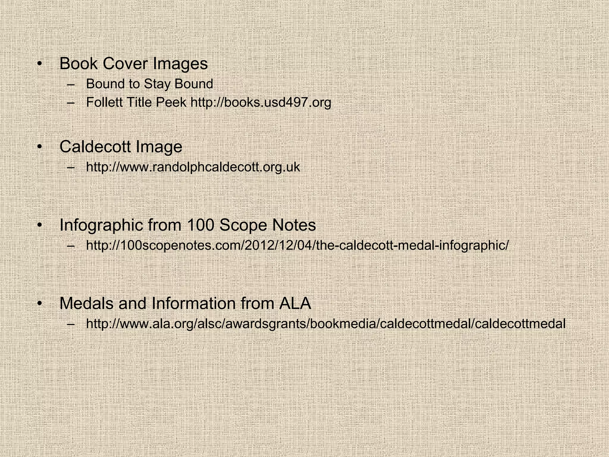 Introduction to the Caldecott Award | PPT