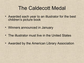 Introduction to the Caldecott Award | PPT