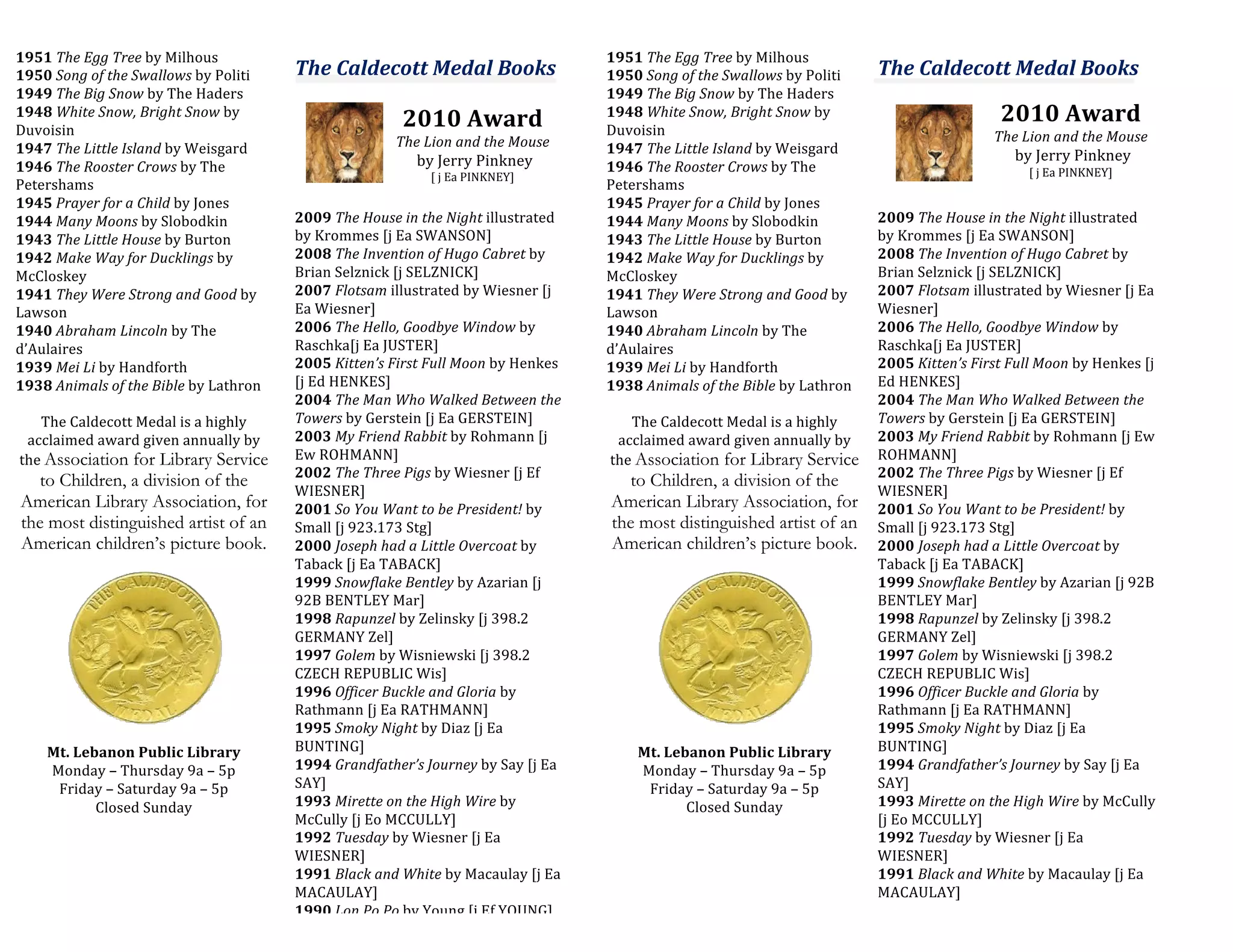 Caldecott medal | PDF
