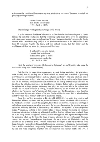 José Manuel Losada: Calderón and his kaleidoscopic honour | PDF