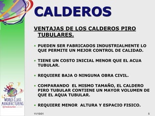 Calderas operación Capacitación. | PDF