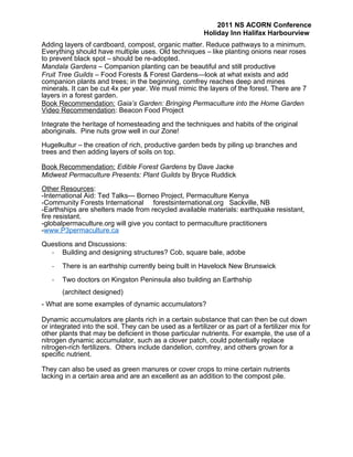 Positive Solutions with Permaculture with Graham Calder | PDF