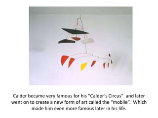 Calder's circus | PPTX