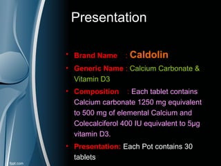 Calcium + D3 | PPT