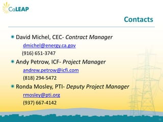 CaLEAP Presentation | PPTX