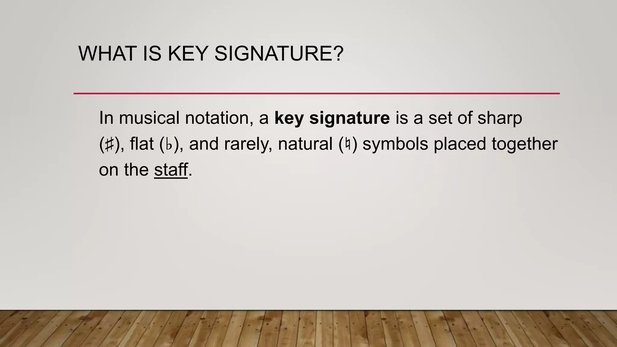 key signatures 2018 | PPTX