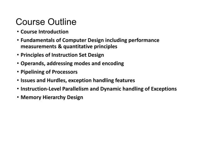 Computer Architecture | PPTX
