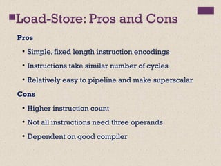 Instruction Set Architecture | PPT