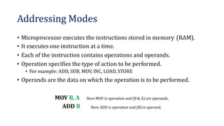 Addressing mode Computer Architecture | PPTX