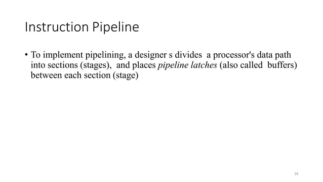 Pipelining Of Processors Computer Architecture Pptx Data Storage 3035