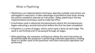Pipelining of Processors Computer Architecture | PPTX