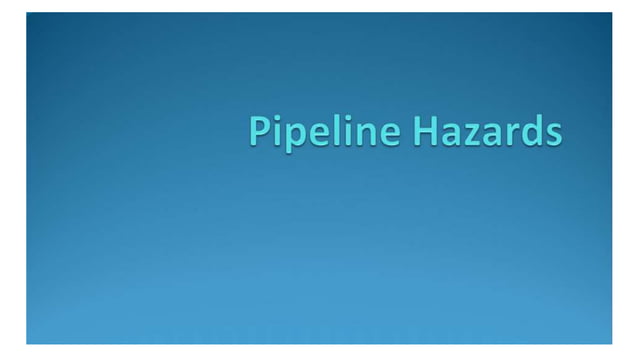 Pipeline Computer Architecture | PPTX
