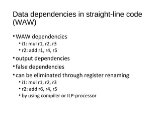 Computer Architecture Instruction-Level paraallel processors | PPT