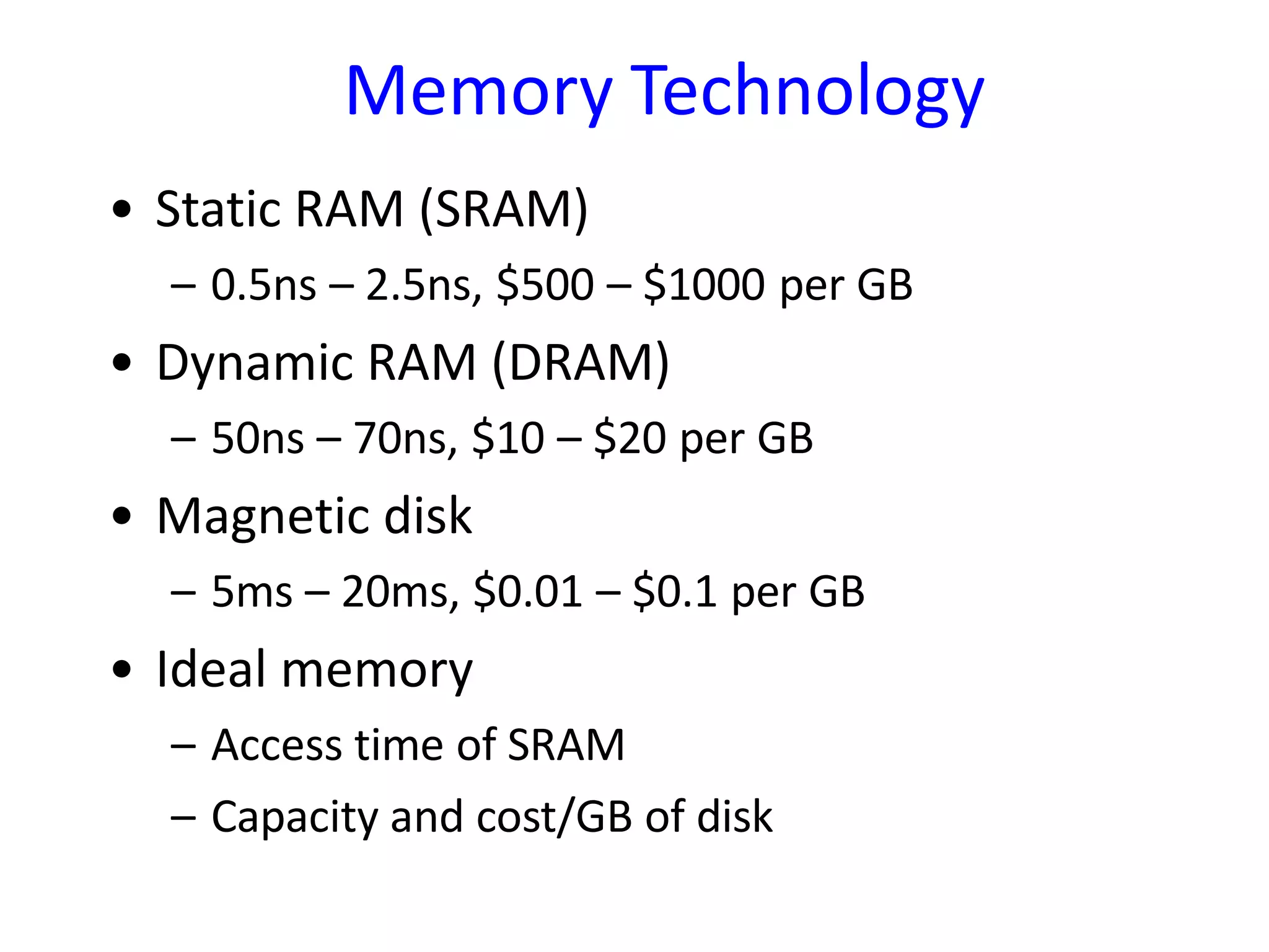 Computer Memory Hierarchy Computer Architecture | PPT Computer Memory Hierarchy Computer Architecture | PPT