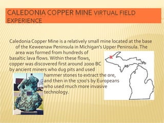 Caledonia copper mine vfe | PPT