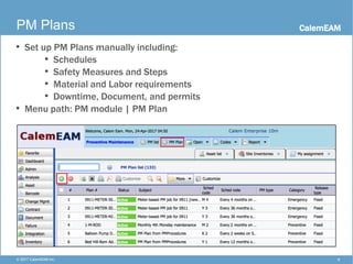 Calem Setup Part 2: Preventive Maintenance | PDF