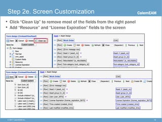 CalemEAM Skill License Expiration Management | PPT