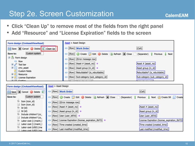 CalemEAM Skill License Expiration Management | PPT