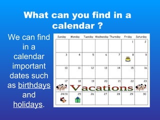 Calendar | PPT