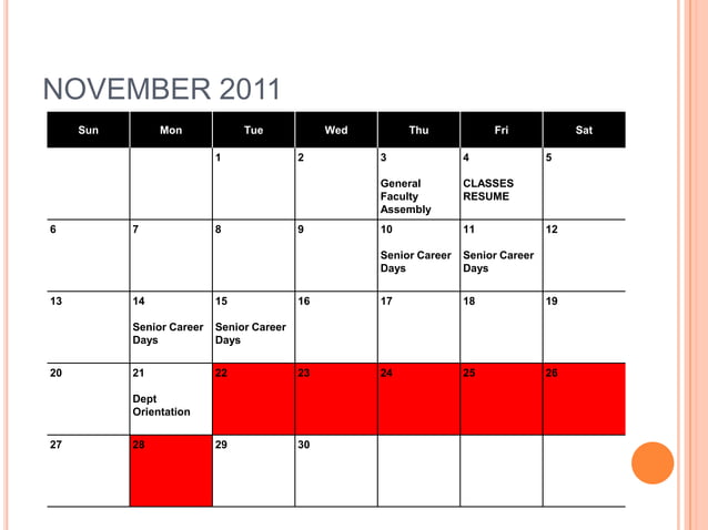 Calendar | PPTX