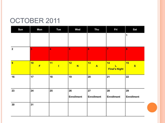Calendar | PPTX